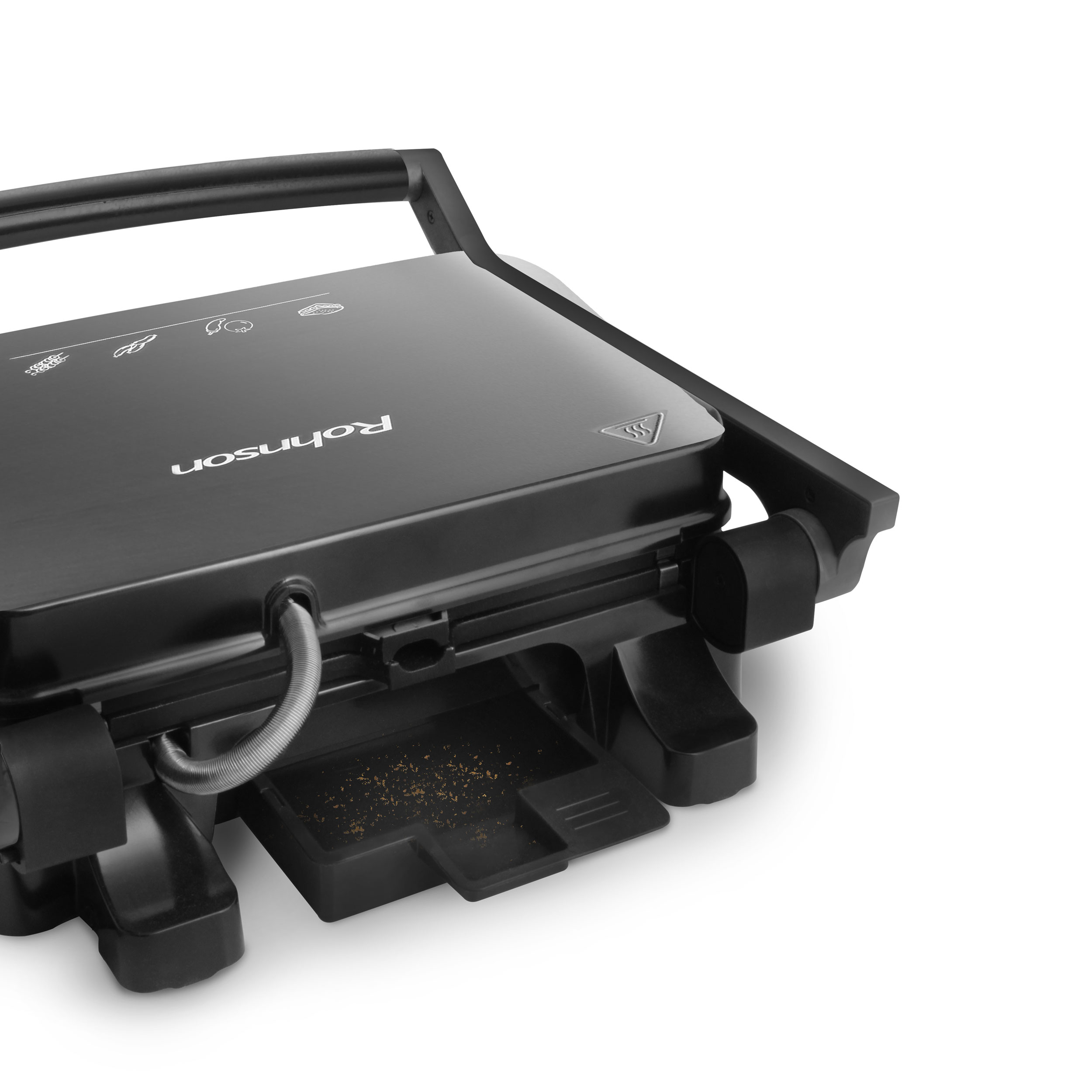 Grill, Rohnson R2316BR Frozen Grey, 2000W, placi detasabile XL 29 x 23 ...