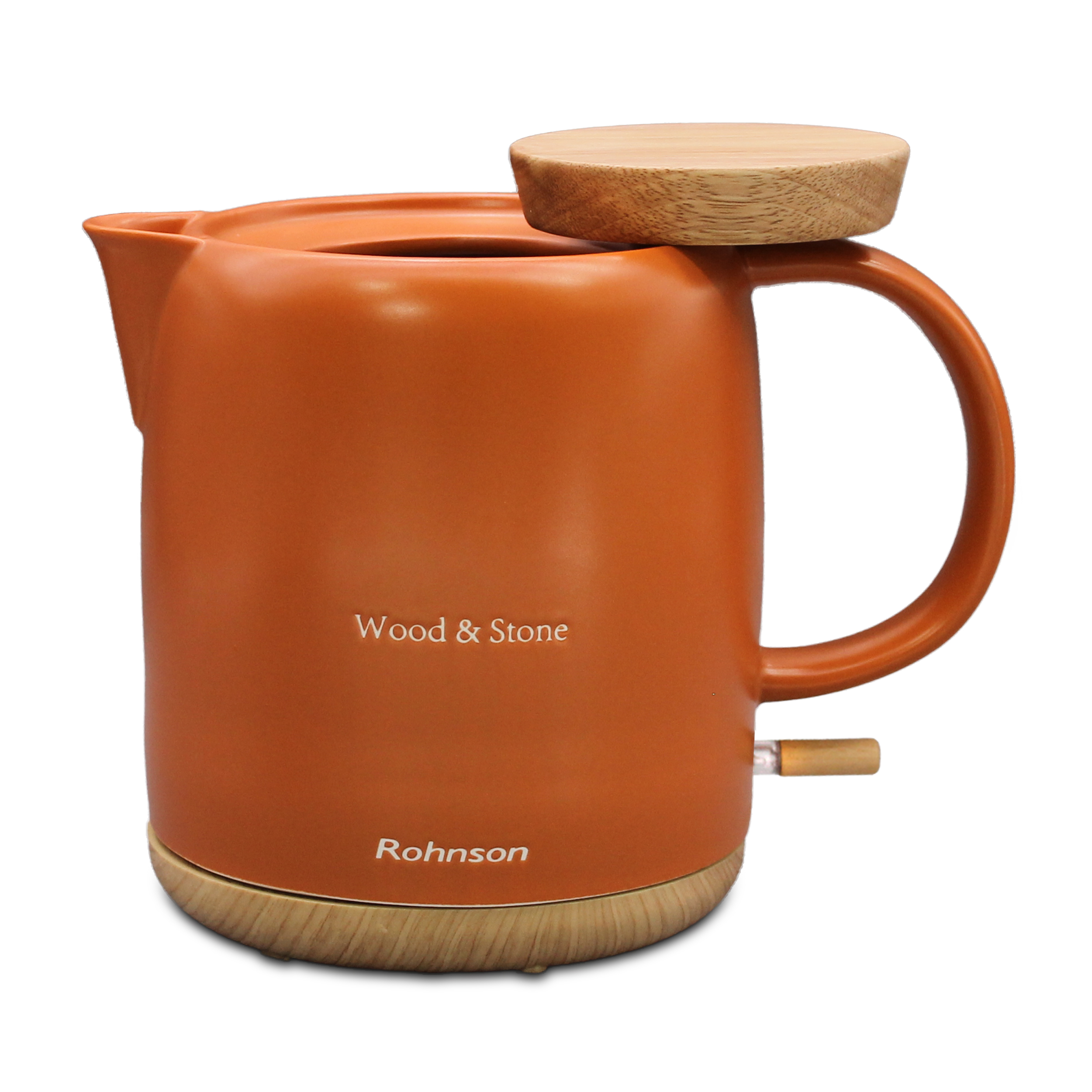 Fierbator ceramic Rohnson R7814 Wood & Stone, 1200 W, 1 l, baza ...
